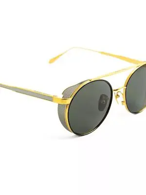Linda Farrow Round Frame Sunglasses