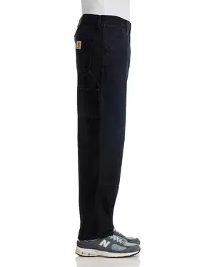 Carhartt Work In Progress Double Knee Pants - Black Stone Canvas
