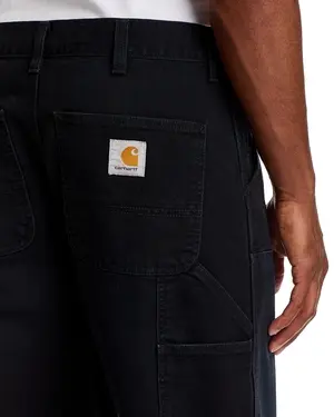 Carhartt Work In Progress Double Knee Pants - Black Stone Canvas