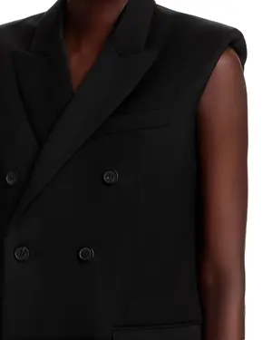 Wardrobe.NYC Double Breasted Blazer - Black