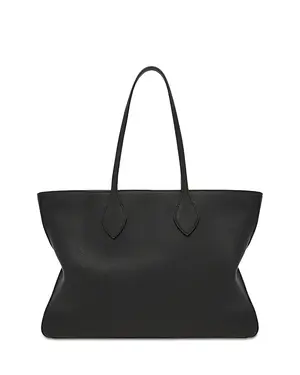 FERRAGAMO Leather Tote Bag - Nero
