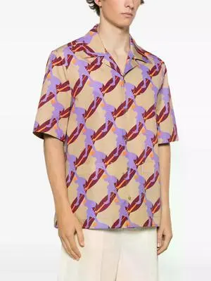 Gucci Printed Poplin Shirt - Neutrals