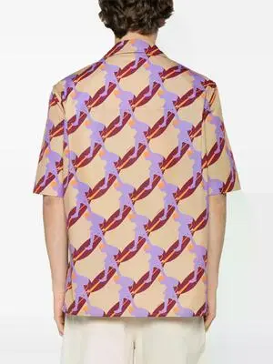 Gucci Printed Poplin Shirt - Neutrals