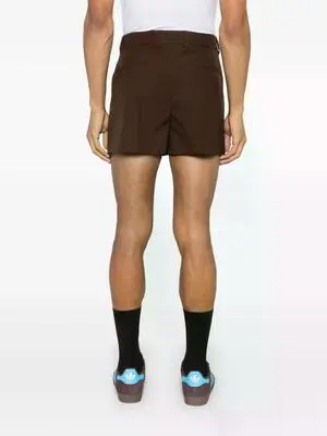 Gucci Twill Wool Shorts - Brown