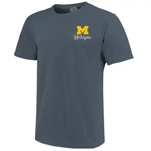 IMAGE ONE Michigan Wolverines Campus Scene Graphic T-shirt
