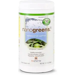 BIOPHARMA SCIENTIFIC Nanogreens10 Green Apple 360 Grams - One-color