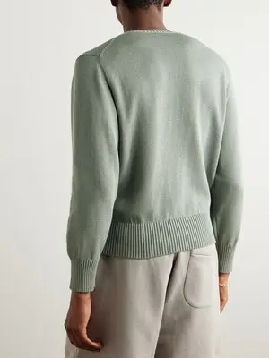 STOFFA Slim-fit Cotton Sweater