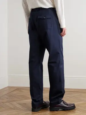 Oliver Peoples Ashdown Straight-leg Cotton-twill Trousers