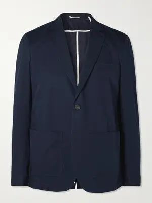 Oliver Peoples Theobald Slim-fit Unstructured Cotton Suit Jacket