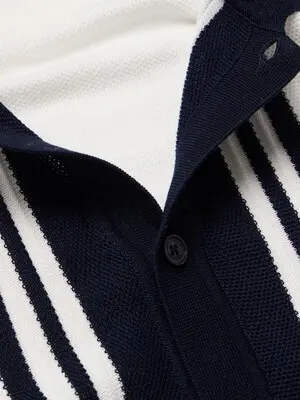 Orlebar Brown Tiernan Striped Mercerised Organic Cotton-piqué Shirt