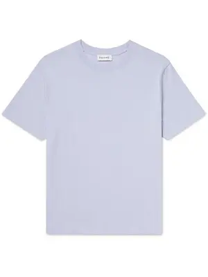 FRAME Cotton-jersey T-shirt - Blue