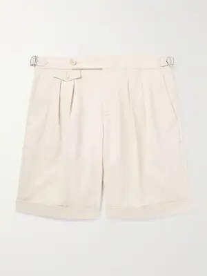 Brunello Cucinelli Box Pleat Shorts For Men