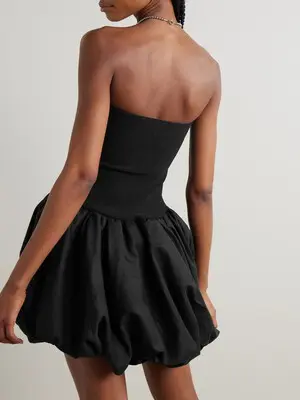 Simkhai Pollie Strapless Mini Dress - Black