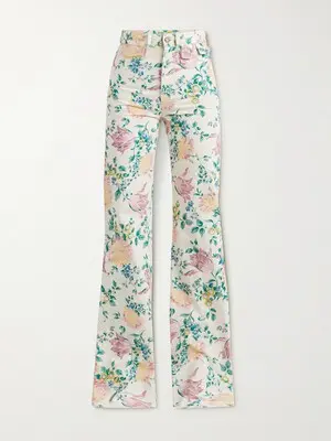 Chloe Floral Jeans For Women