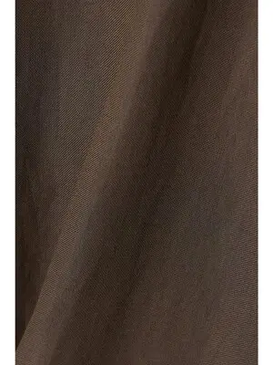 Brunello Cucinelli Bead-embellished Twill Midi Dress