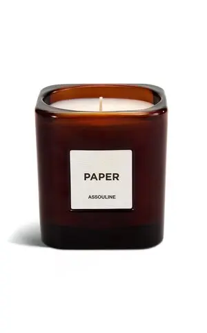 Assouline Library Candle: Paper Neutral