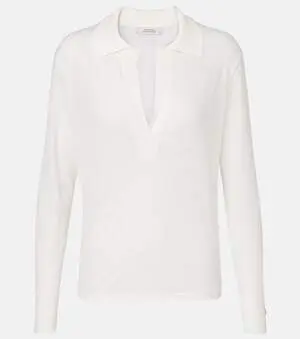 Dorothee Schumacher Natural Ease Long-sleeve Polo Sweater