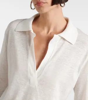 Dorothee Schumacher Natural Ease Long-sleeve Polo Sweater