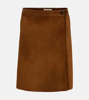 Miu Miu Suede Mini Skirt