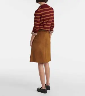 Miu Miu Suede Mini Skirt