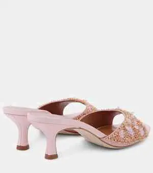 Staud Brigitte Beaded Mules