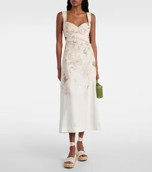 JIMMY CHOO Arlee 60 Embroidered Espadrille Wedges