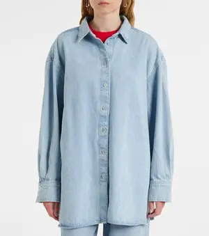 7 For All Mankind Nina Oversized Denim Shirt