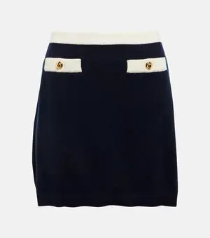 Miu Miu Cashmere Mini Skirt
