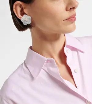 JENNIFER BEHR Zia Faux-pearl Earrings - White