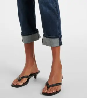 7 For All Mankind Relaxed Skinny Cropped Jeans
