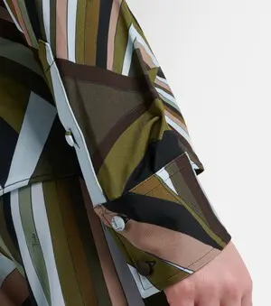 Emilio Pucci Marmo Silk Shirt - Multicoloured