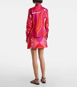Emilio Pucci Marmo Silk Shirt