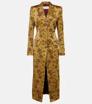 Dries Van Noten Rilly Jacquard Coat