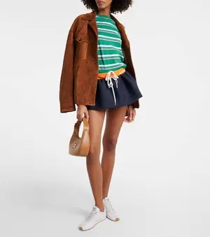 Miu Miu Mohair-blend Miniskirt
