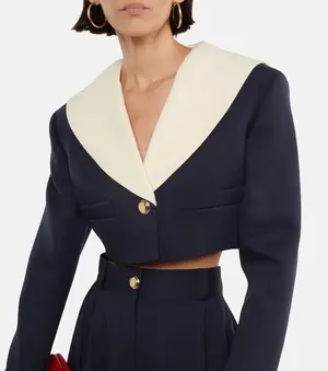 Miu Miu Crop Wool Jacket