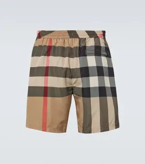 Burberry Check Swim Trunks