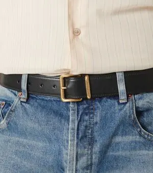 Miu Miu Leather Belt With Buckle Fastening - Black