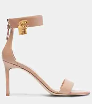 TOM FORD Padlock Leather Sandals