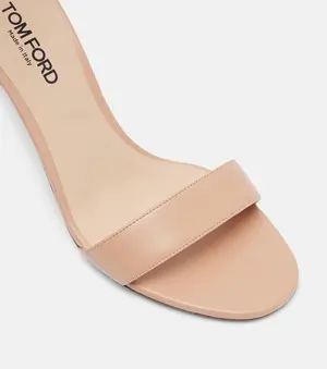 TOM FORD Padlock Leather Sandals