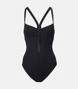 ERES Egeria Jacquard Swimsuit - Black