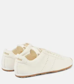Miu Miu Leather Sneakers