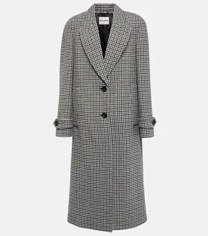 Miu Miu Single-breasted Virgin Wool Coat