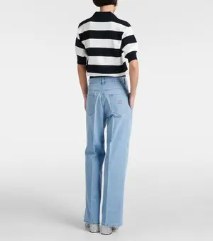 Miu Miu Low-rise Wide-leg Jeans