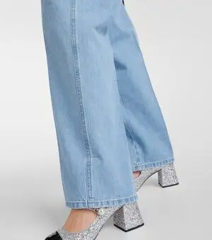 Miu Miu Low-rise Wide-leg Jeans