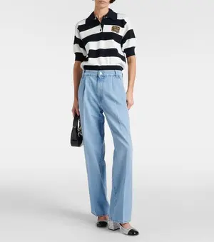 Miu Miu Low-rise Wide-leg Jeans