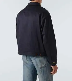 Miu Miu Logo Cotton Chino Blouson