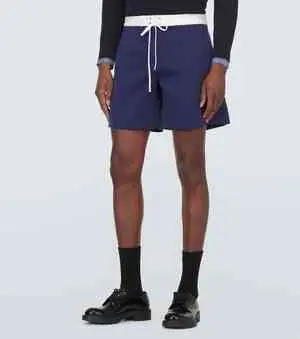 Miu Miu Satin Bermuda Shorts