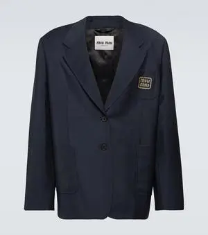 Miu Miu Mohair And Wool Blazer