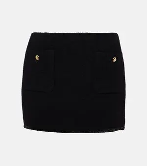 Miu Miu Wool-blend Miniskirt