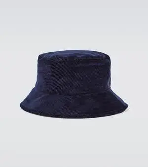 Miu Miu Logo Corduroy Bucket Hat